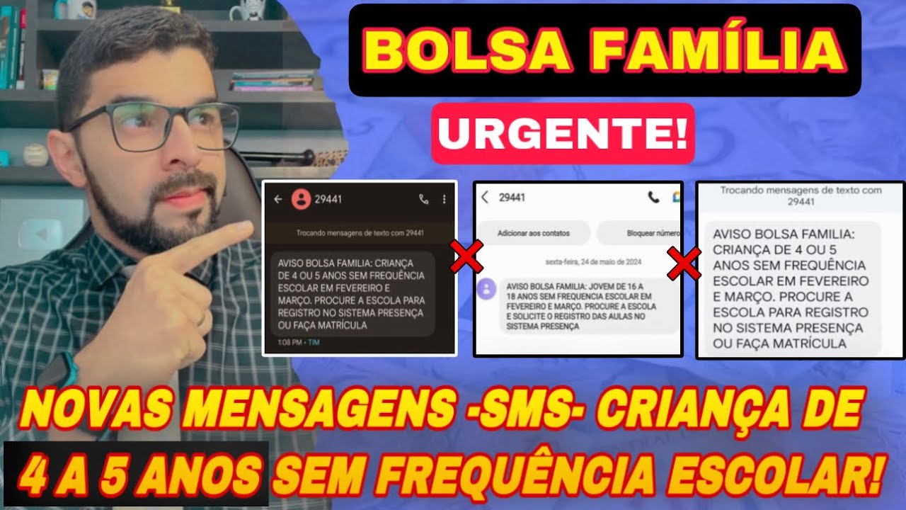 BOLSA FAMÍLIA: O GOVERNO ESTÁ MANDANDO NOVAS MENSAGENS PARA TODOS VOCÊS QUE TEM FILHOS! - YouTube