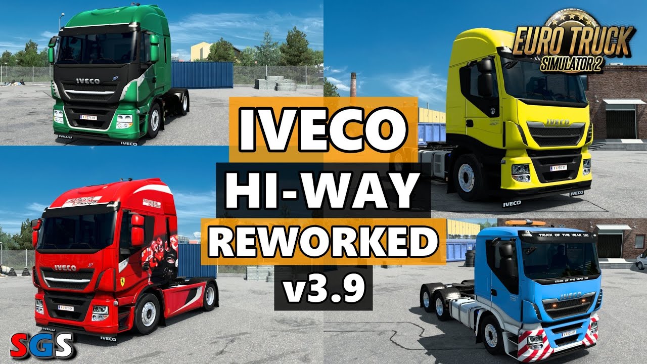 |ETS2 1.46| Iveco Hi-Way Reworked v3.9 by Schumi [Truck Mod] - YouTube