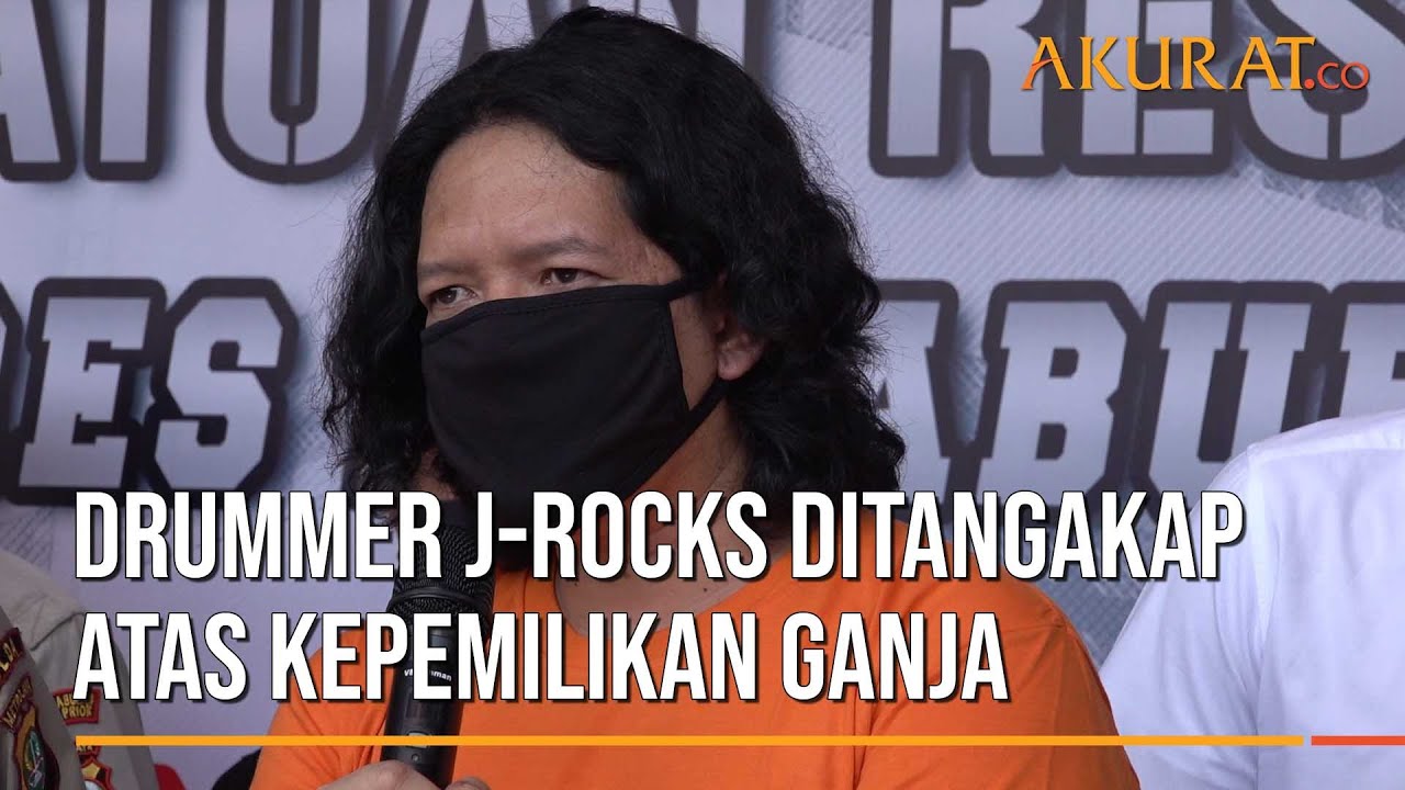 Drummer J-Rocks Ditangakap Atas Kepemilikan Ganja - YouTube