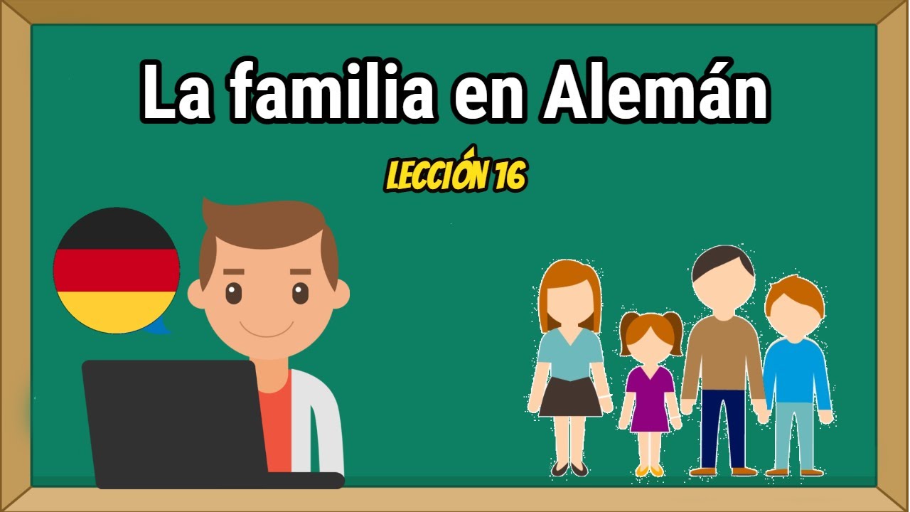Lección 16 Los MIEMBROS de la FAMILIA en alemán // Alemán Básico - YouTube