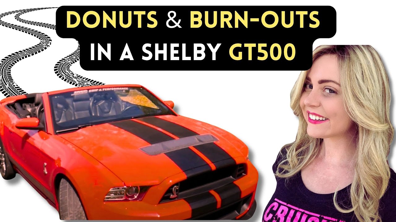 Donuts & Burn-Outs In A Shelby GT500 - YouTube