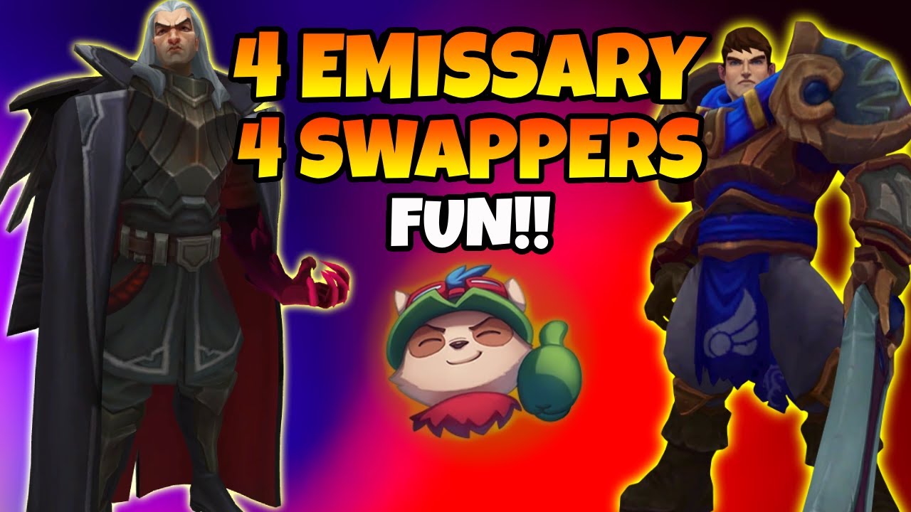 I cooked a 4 Emissary/Swapper comp and had fun! TFT SET 13 - YouTube
