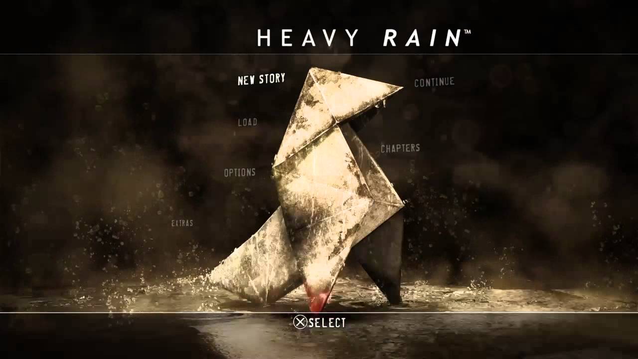 HEAVY RAIN™ main menu - YouTube
