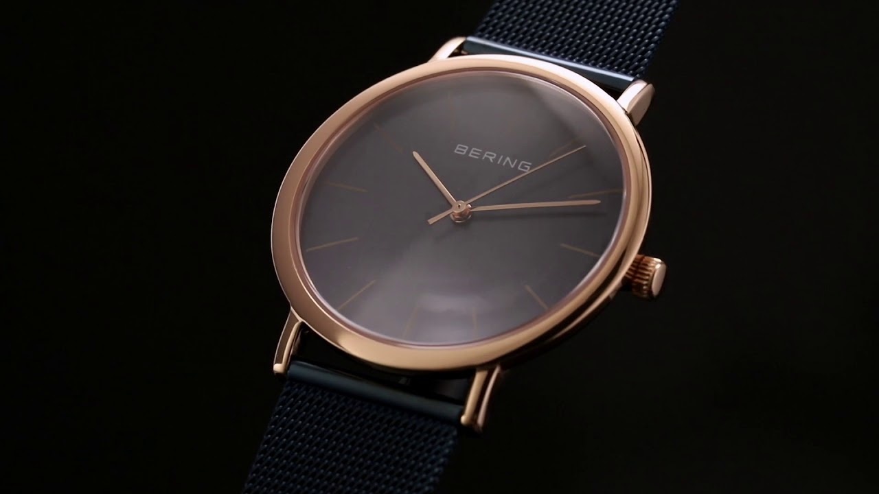 BERING | Classic | polished rose gold | 13436-367 - YouTube