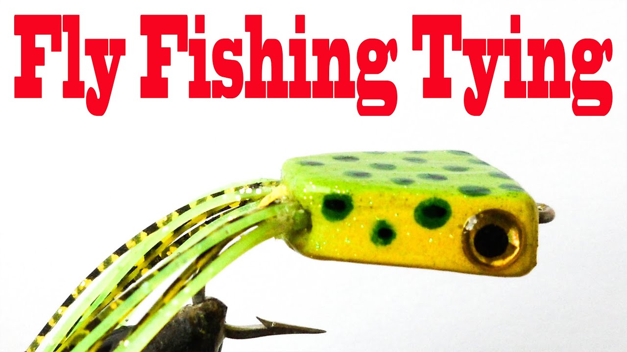 Fly Tying - Bass Popper Foam Sheets Frog Part # 02 - HD Video # 94 - YouTube