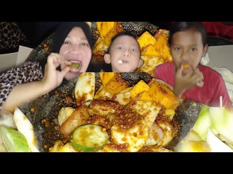 Mubang Rujak Mangga Muda dan Jambu Air Rame Rame - Bareng Bocil