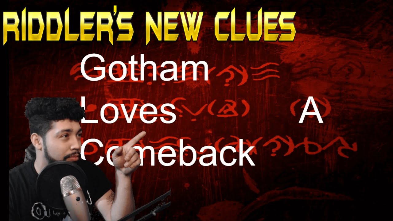 Riddler's New Decipher! Spoiler Alert?! - YouTube