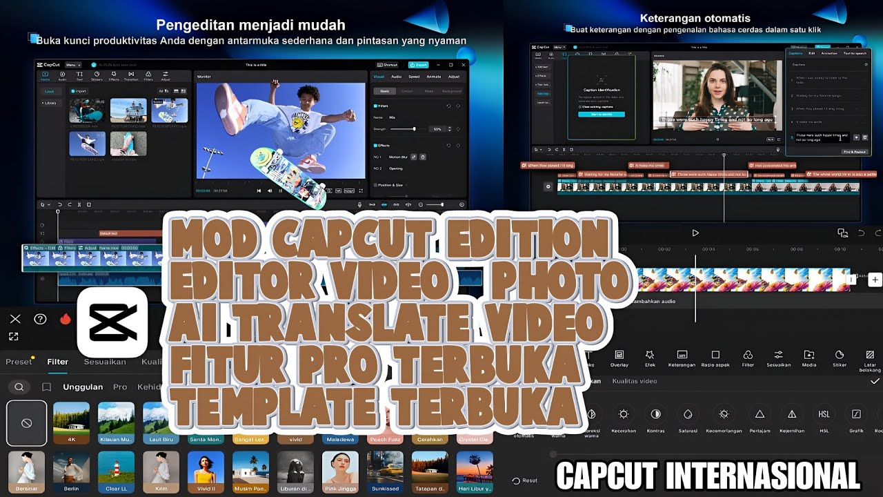 UPDATE TERBARU CAPCUT EDITION INTERNASIONAL PENGEDITAN DAN PRODUKSI ...