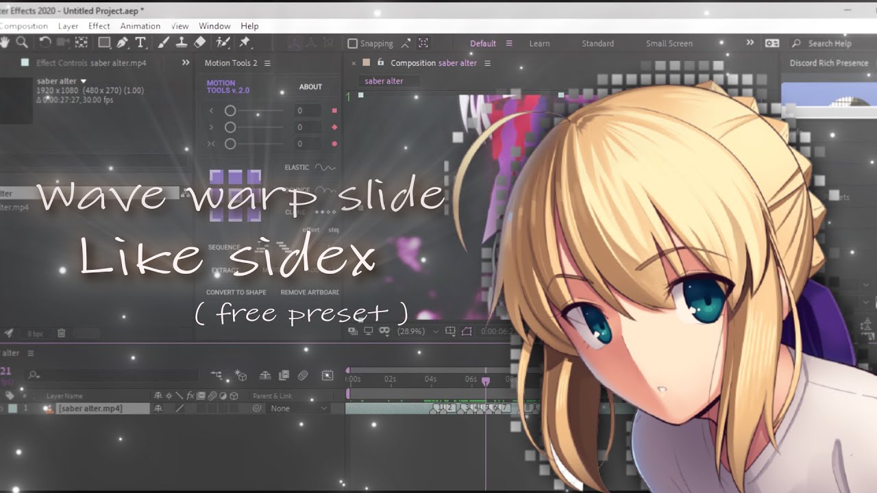 Wave warp + Bcc led Slide like Sidex ( Free Preset + Project file ) - YouTube