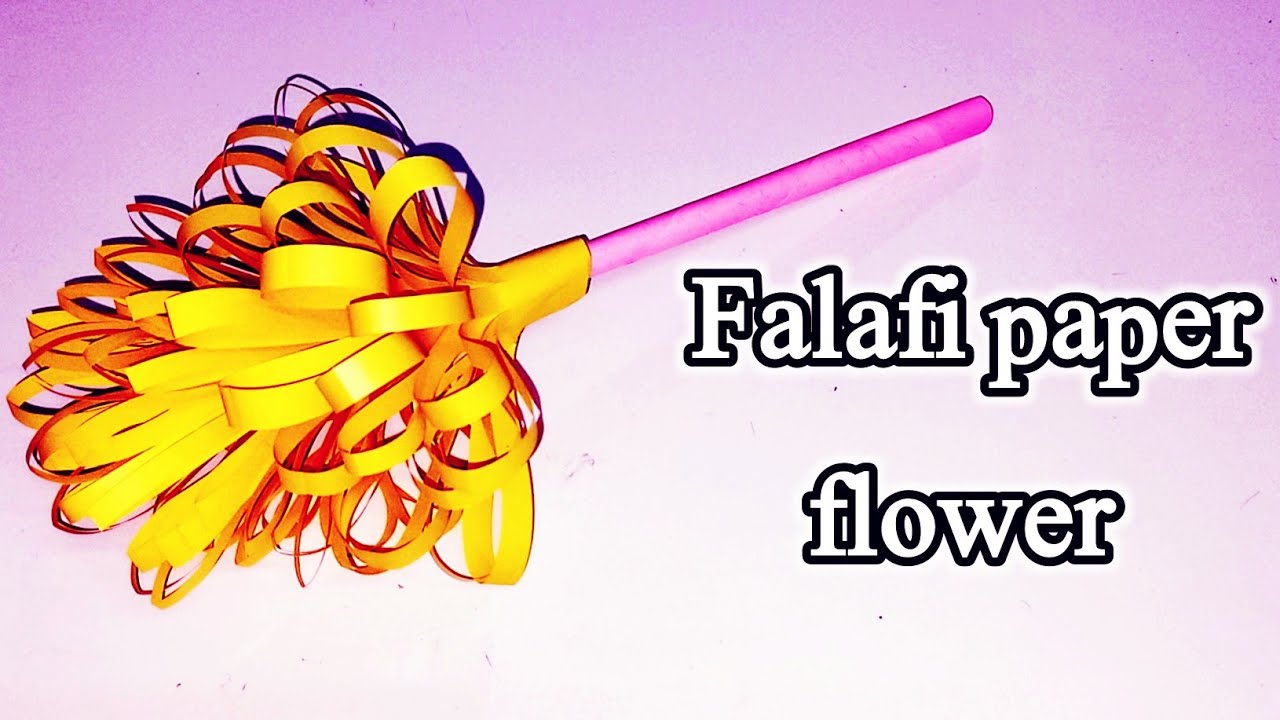 diy / falafi paper flower making / @ArtDesigning || origami - YouTube