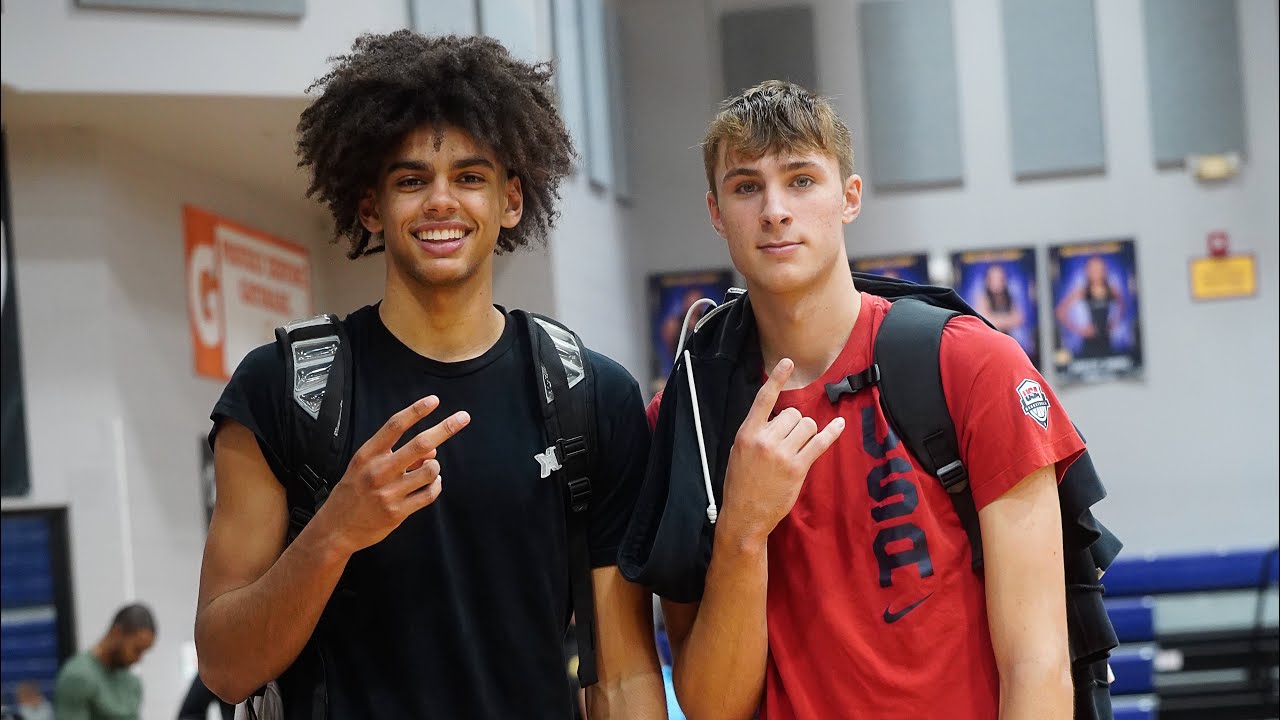 Cooper Flagg & Asa Newell Montverde Academy vs Huntsville Alabama - YouTube