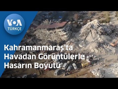 Kahramanmaraş'ta Havadan Görüntülerle Hasarın Boyutu| VOA Türkçe