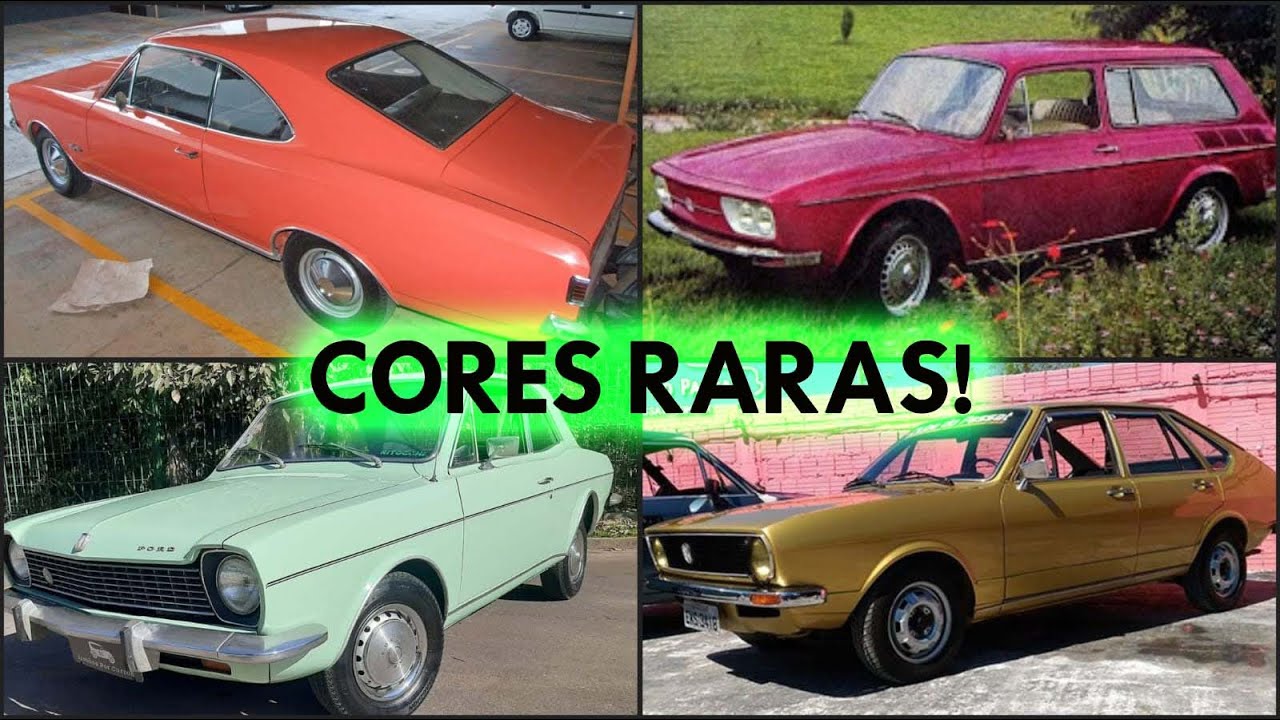 AS CORES MAIS RARAS dos CARROS BRASILEIROS! - YouTube