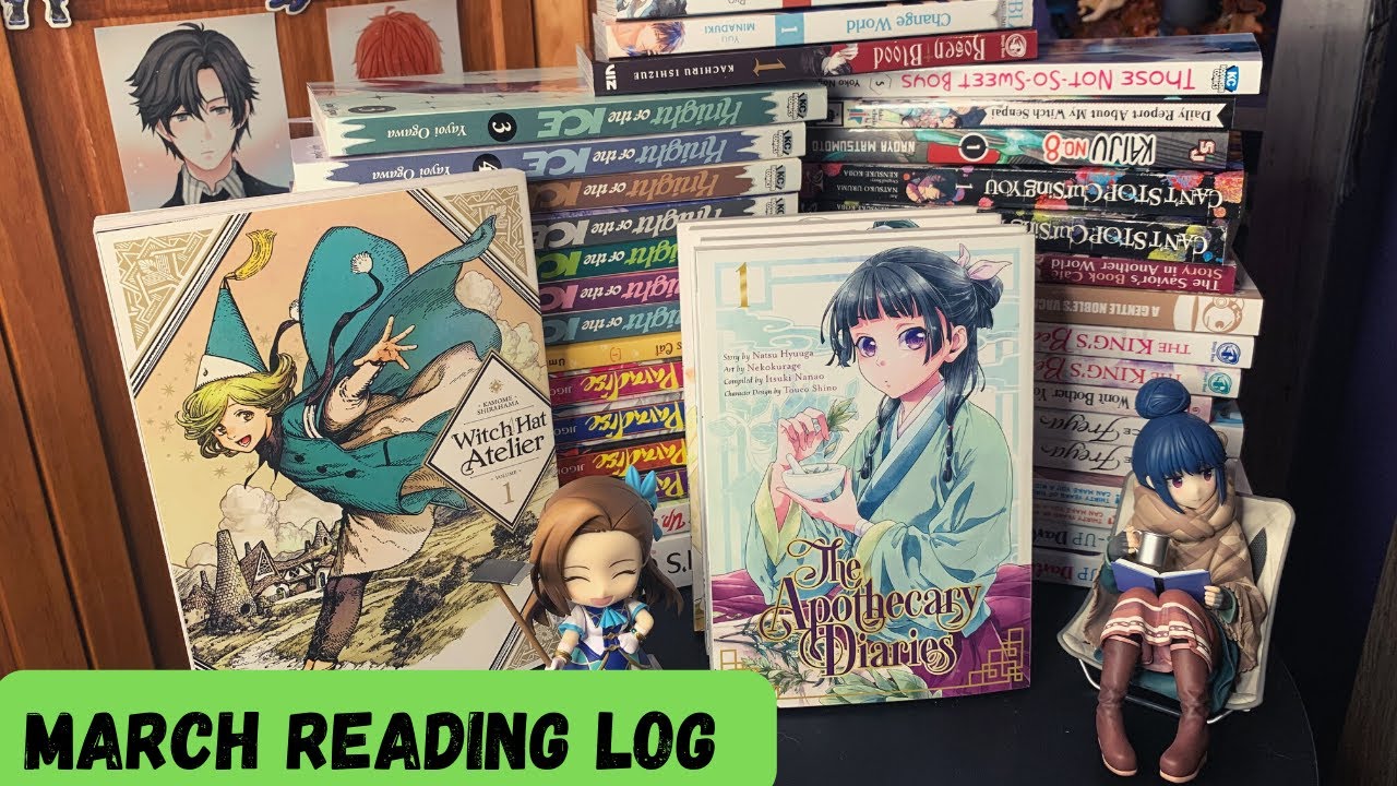 March Manga Reading Log - YouTube