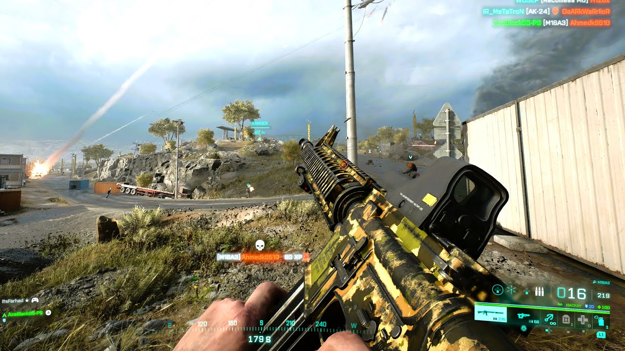 BF3 M16A3 assault weapon Gameplay... BATTLEFIELD 2042 - YouTube