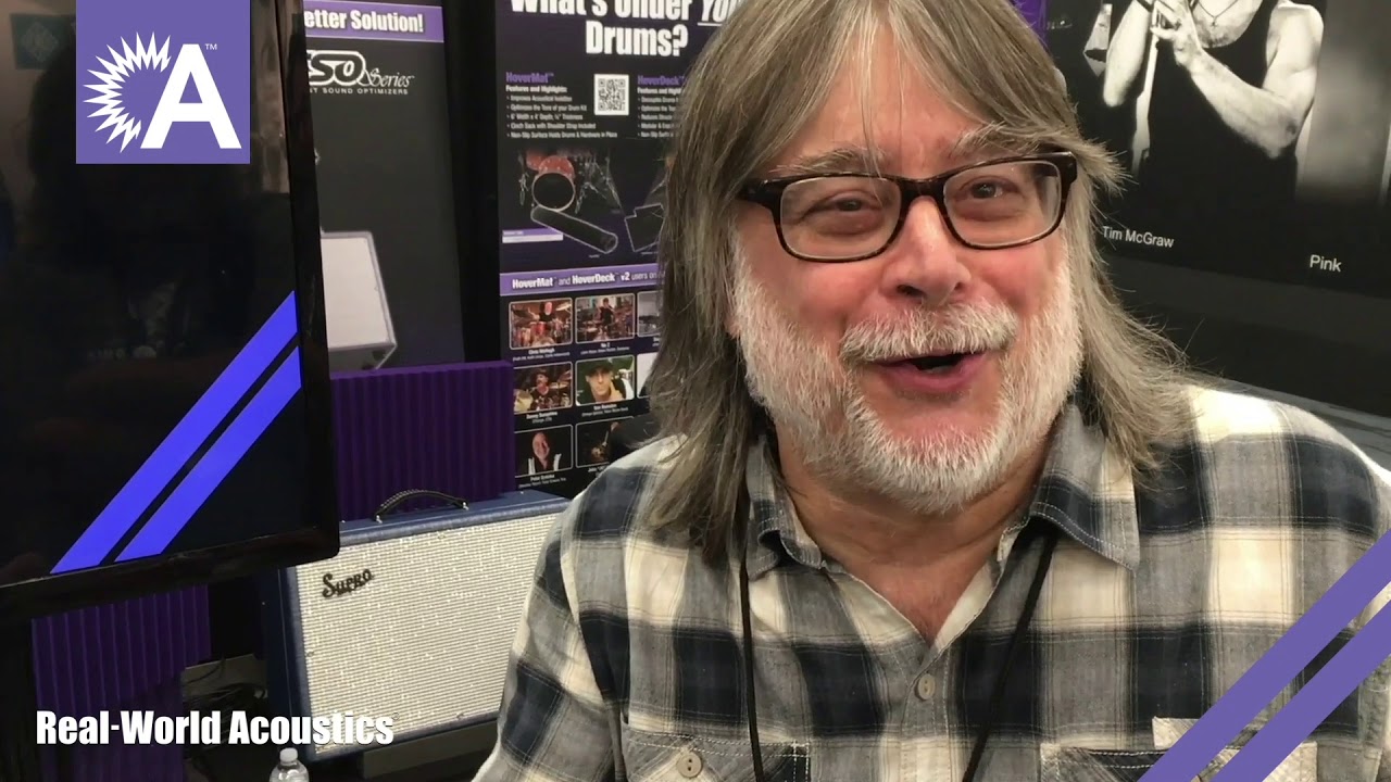 2019 NAMM Steve Marcantonio visits with Auralex - YouTube
