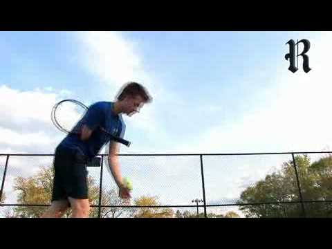 One-armed tennis player - YouTube