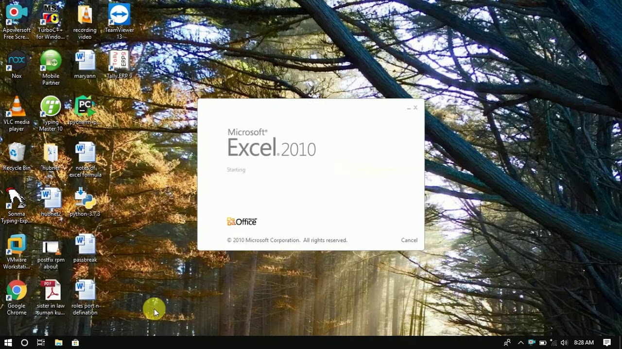 Ms Excel 7 - YouTube
