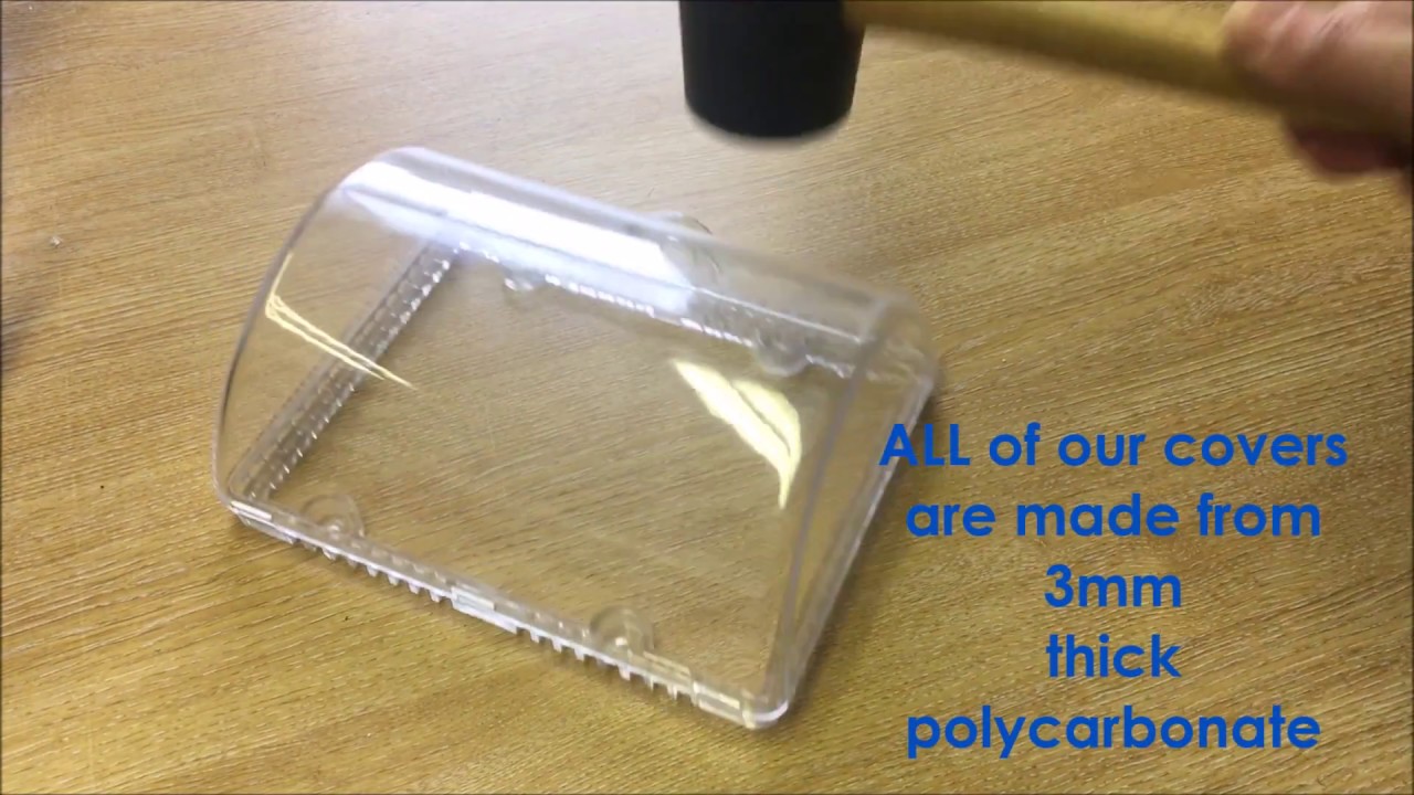 Shatterproof Polycarbonate Thermostat Cover - YouTube