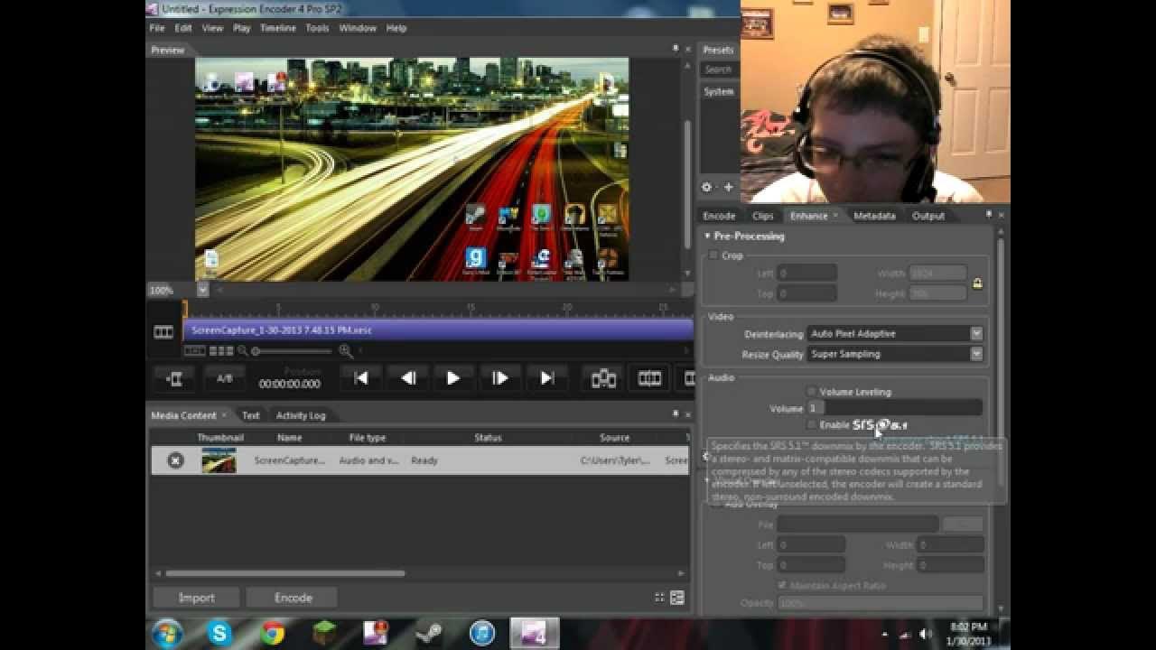 Microsoft Expression Encoder 4- Best Screen Recorder! - YouTube