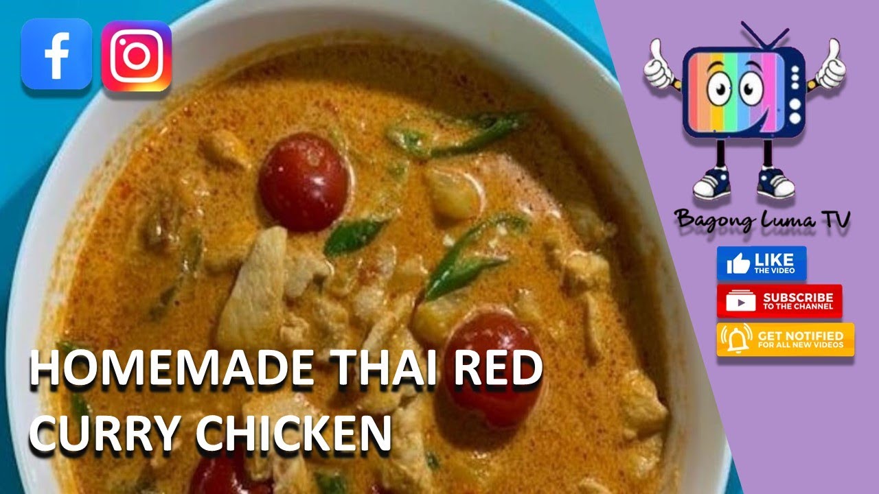 Wok with Luma - Thai Red Curry Chicken Recipe - YouTube