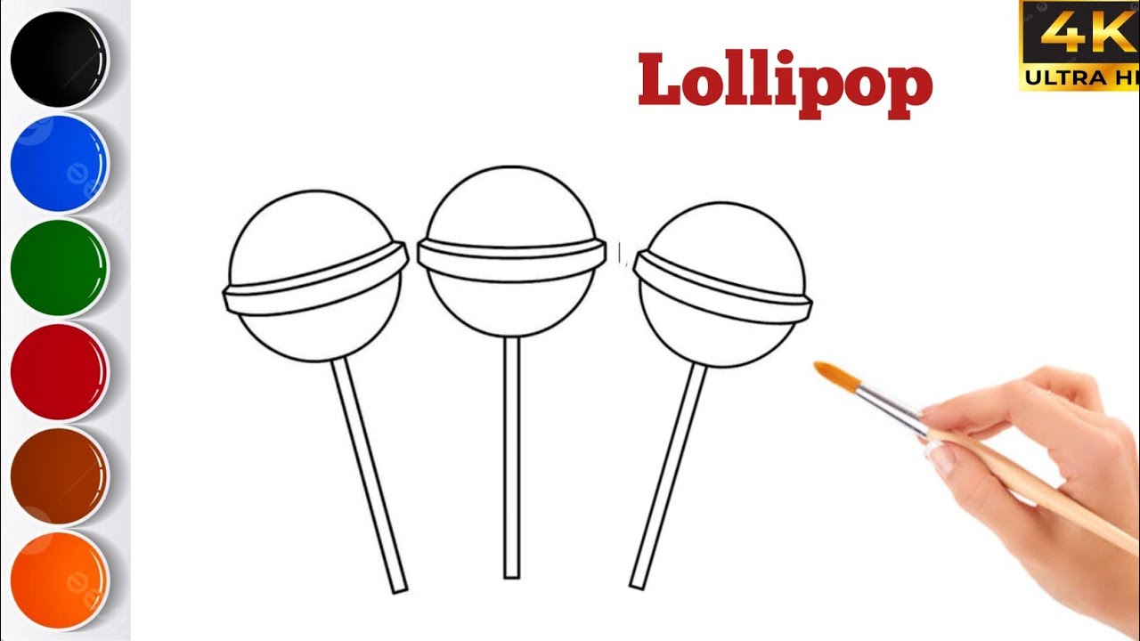 Easy to drawing a lollipop drawing || how to draw lollipop easy ...