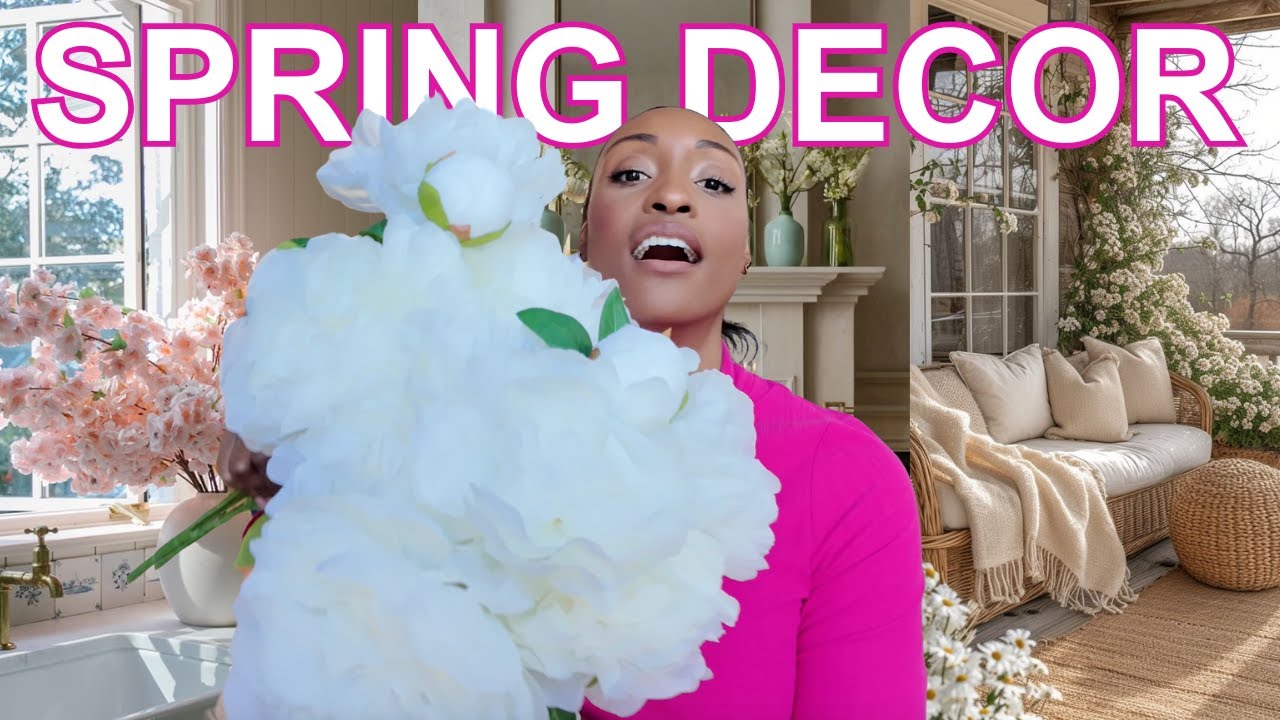 SPRING 2025 DECOR ON A BUDGET | SPRING DECOR IDEAS #springdecor - YouTube