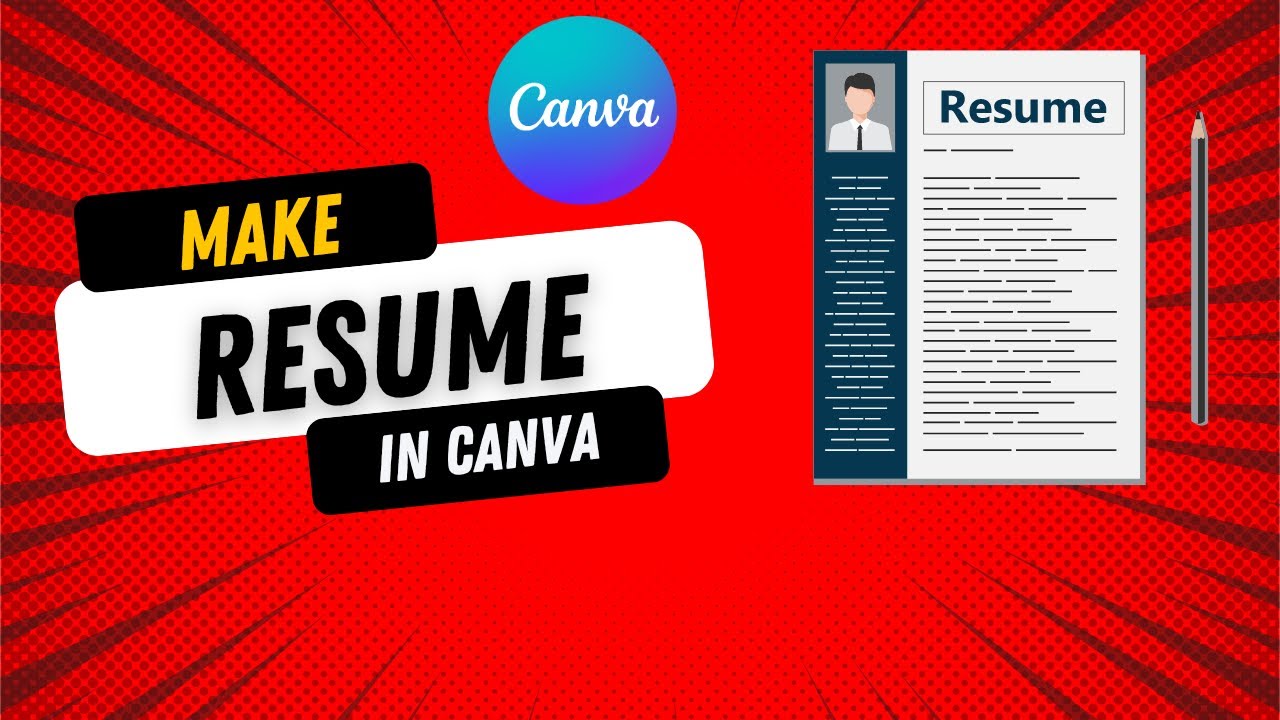 Create Resume in Canva Step by Step Beginner's Guide - YouTube