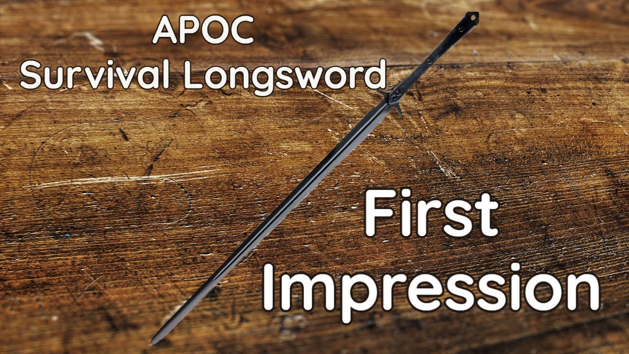 First Impression - APOC Survival Longsword - YouTube