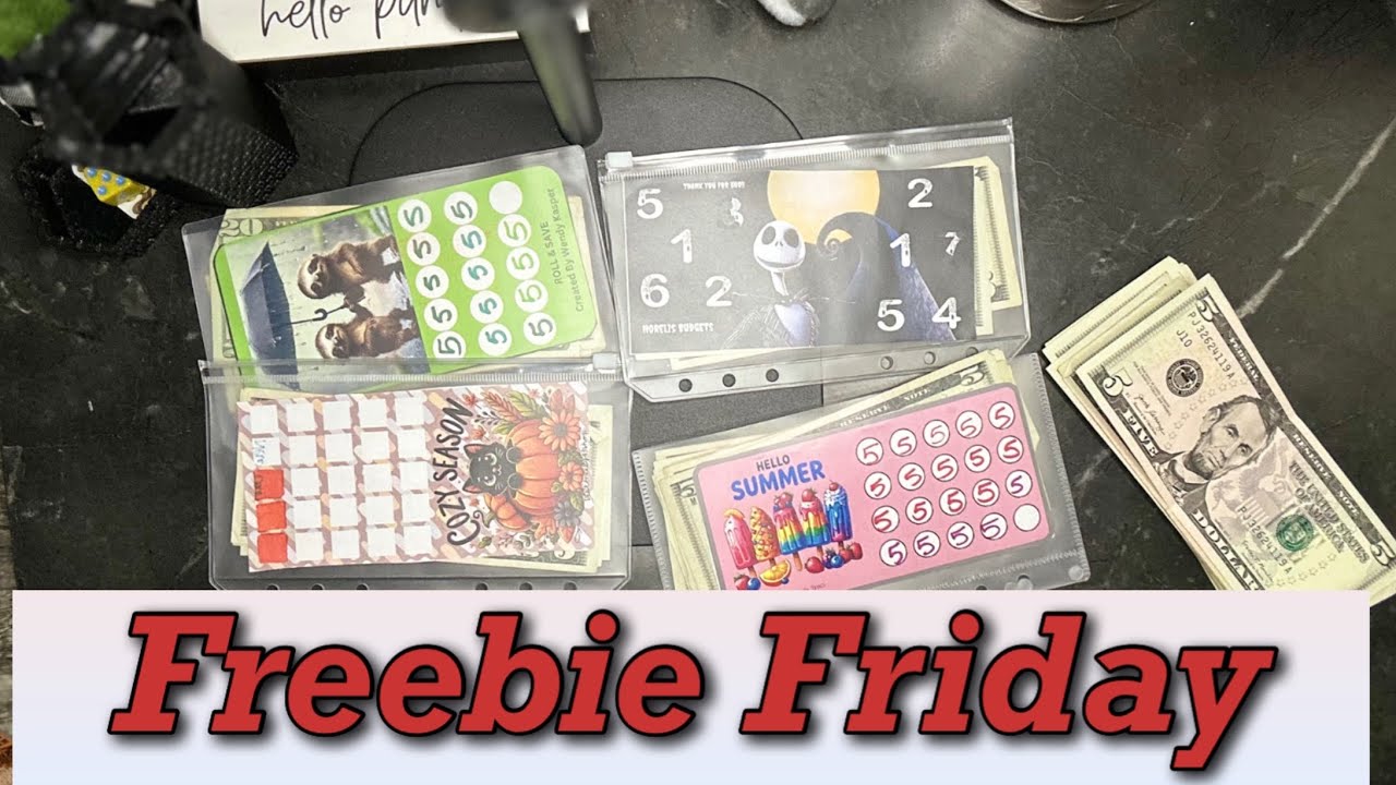 Freebie Friday!!!! Let’s save some money!! Do I finish any?!?! - YouTube