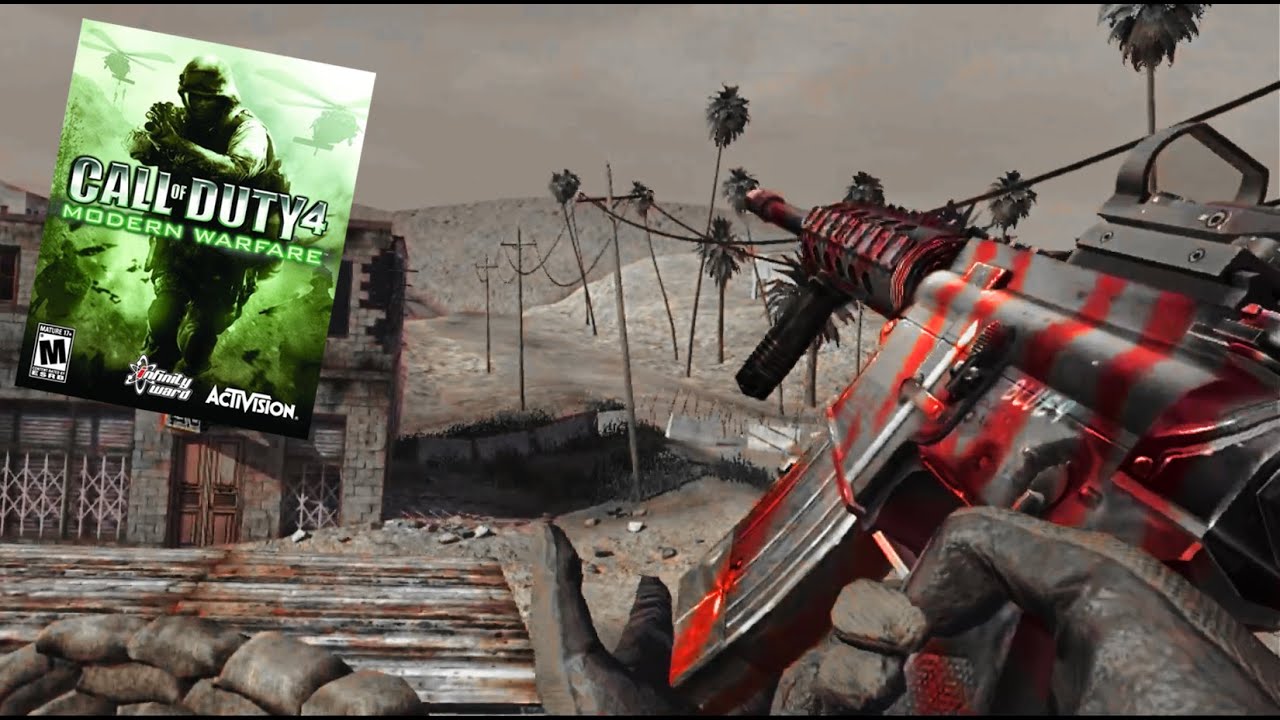 Call of duty 4: Modern Warfare - PS3 GAMEPLAY in 2024- M4A1 - PS3 - YouTube