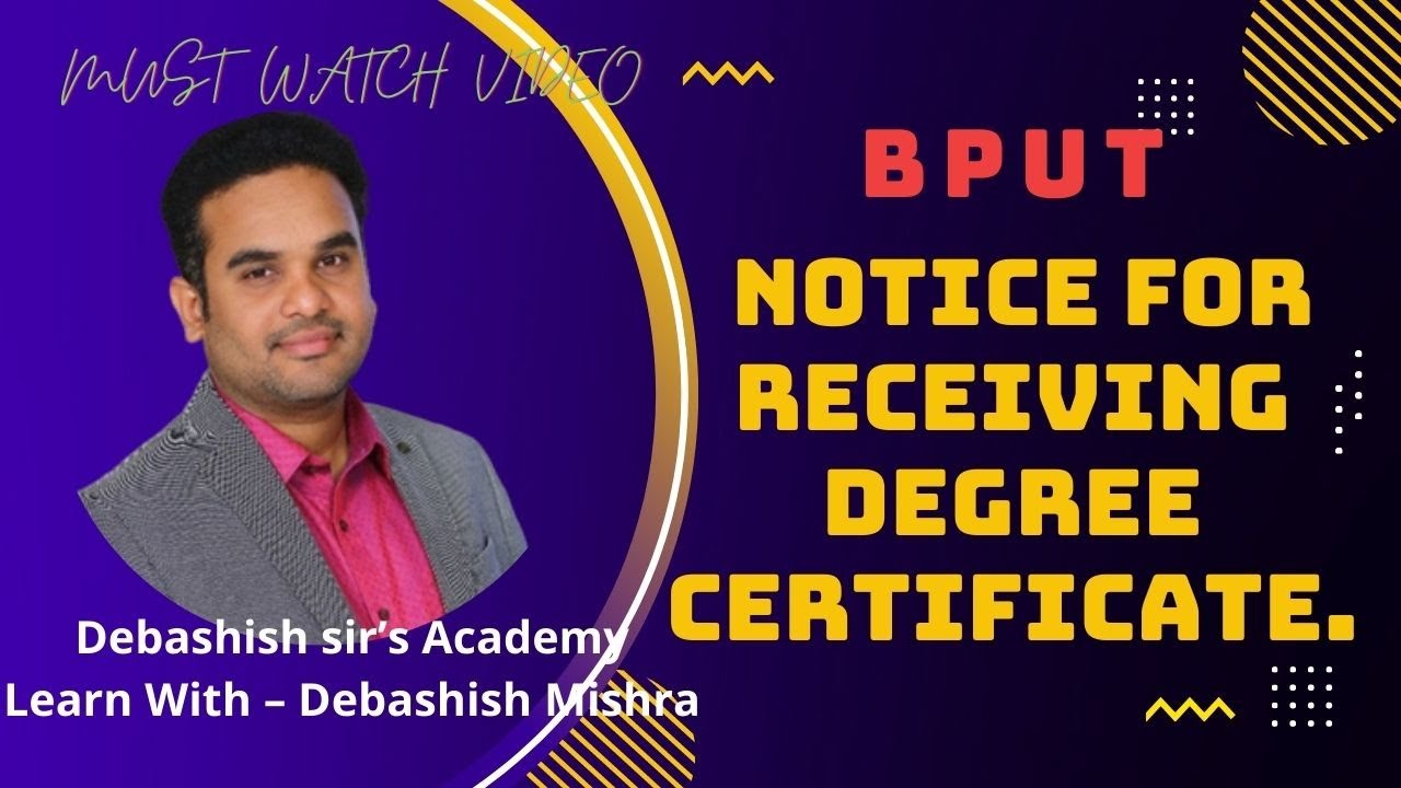 HOW TO RECIVE YOUR DEGREE CERTIFICATE ?? - YouTube