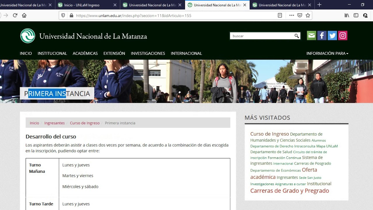 CÓMO INSCRIBIRSE AL CURSO DE INGRESO (TUTORIAL) - YouTube