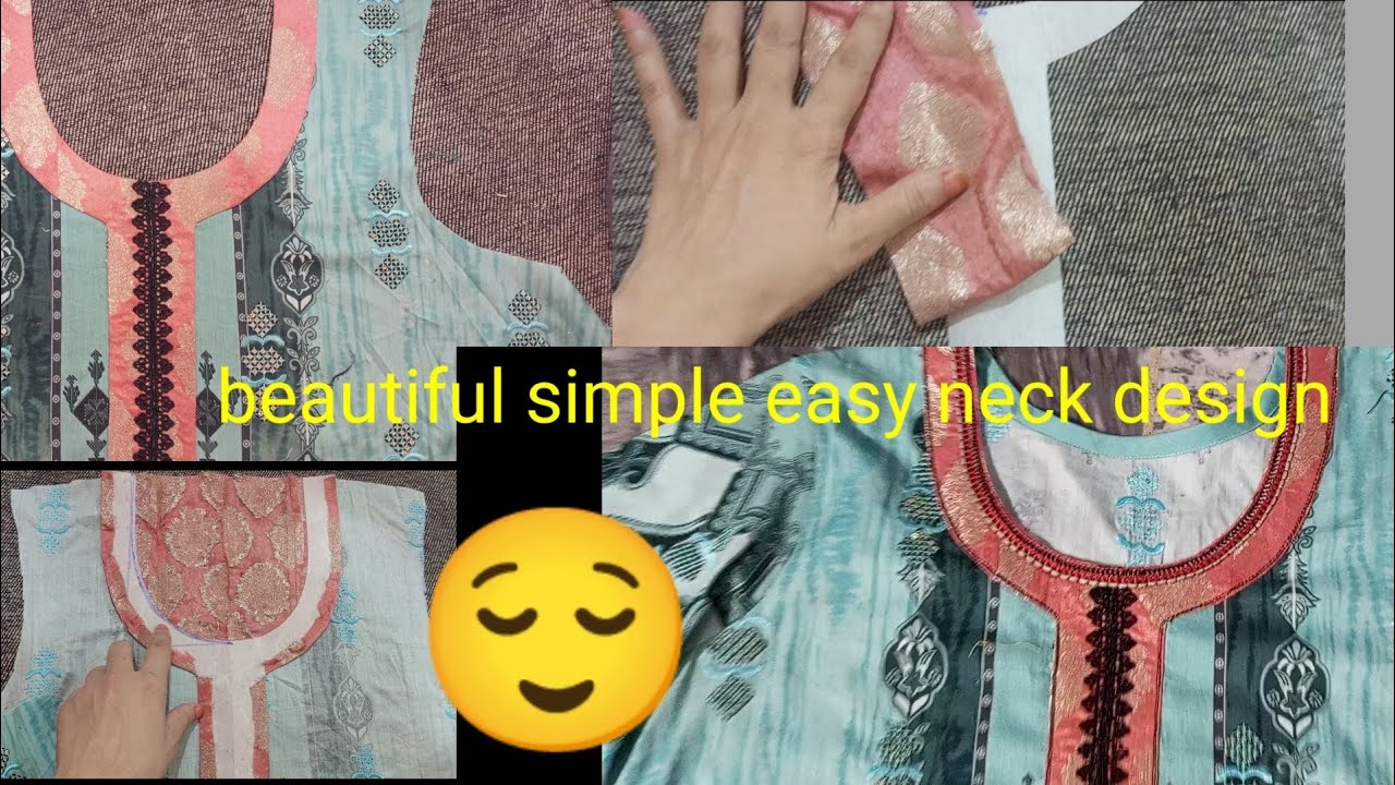latest beautiful simple easy neck design full video cutting and ...