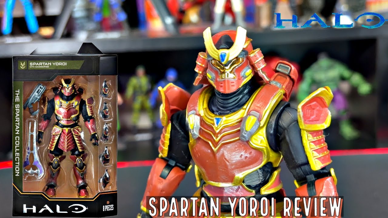 Jazwares Spartan Collection Halo Infinite Spartan Yoroi Review - YouTube