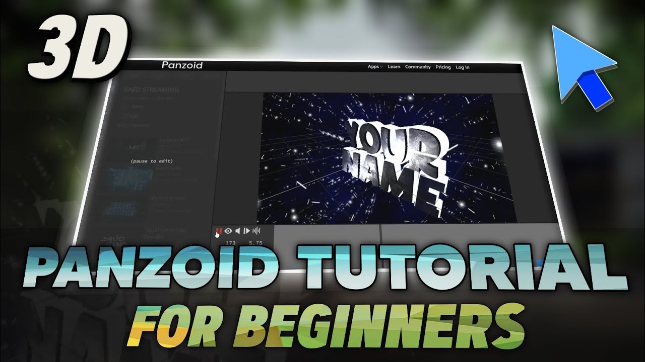 PANZOID TUTORIAL | 3D INTRO | HOW TO MAKE GAMING INTRO - YouTube