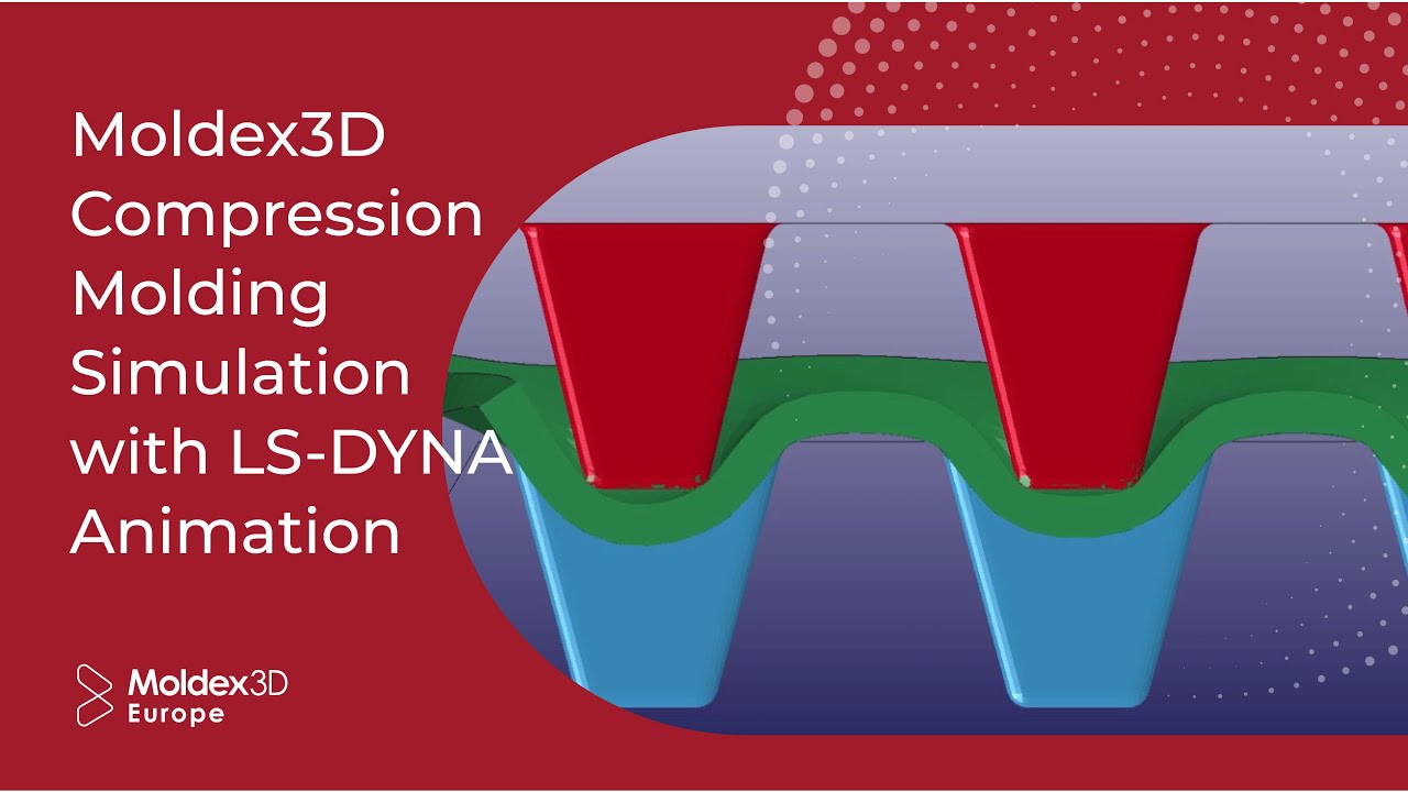 Moldex3D Compression Molding Simulation with LS DYNA Animation - YouTube