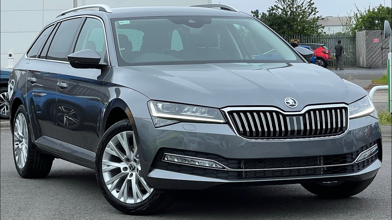 Brand New Skoda Superb 1.5TSI SE L DSG Graphite Grey Metallic - YouTube