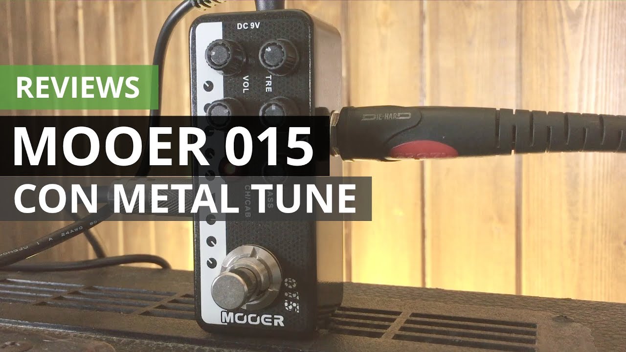 Review de Mooer Preamp 015 (Colaboración con Metal Tune) - YouTube
