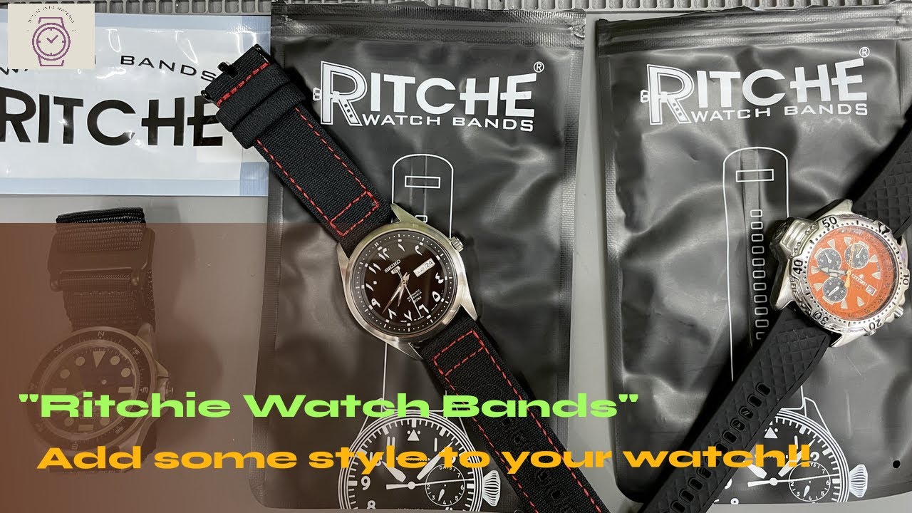 "Ritchie Watch Bands" Full review of alternative straps for your watch ...