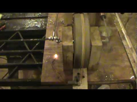 homemade steam engine with generator - YouTube