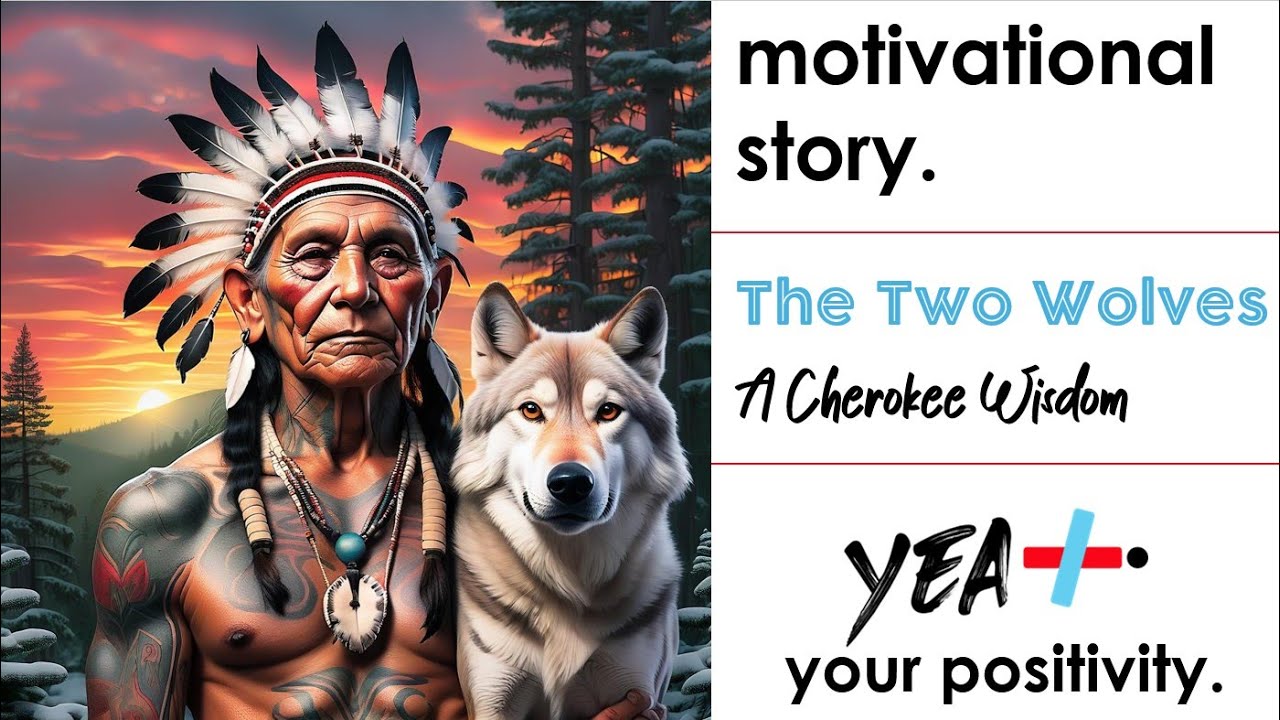 MOTIVATIONAL STORY: The Two Wolves - A Cherokee Wisdom - YouTube