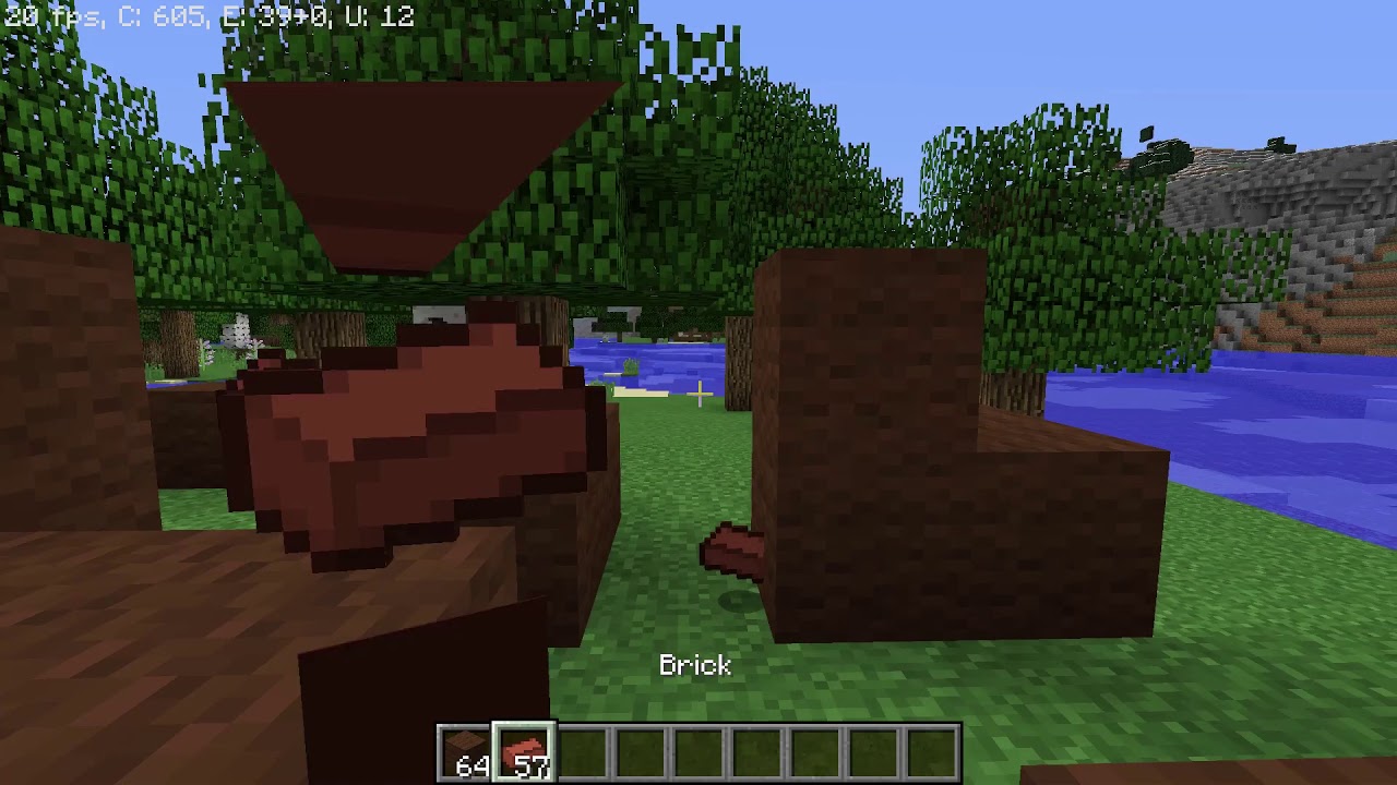Brown bricks in Minecrap - YouTube