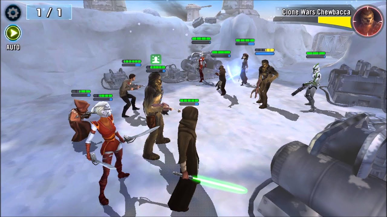 Star Wars Galaxy of Heroes Galactic War Walkthrough #7 - YouTube