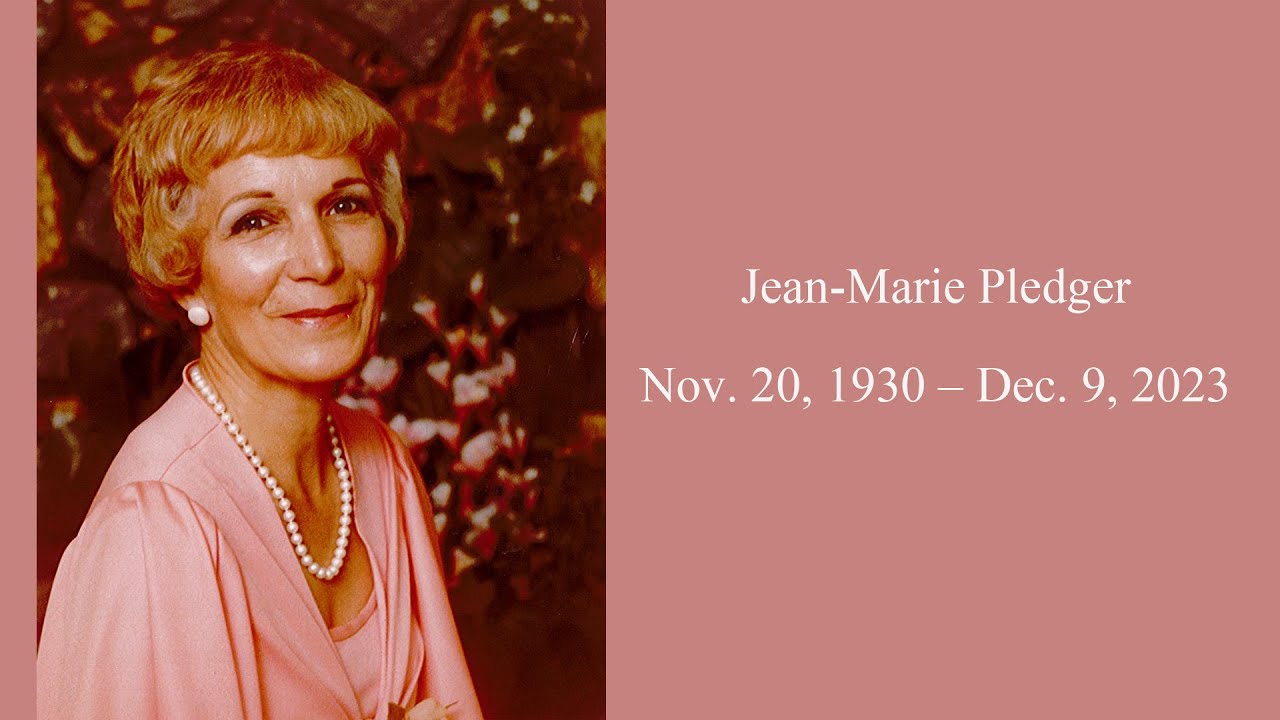 Jean-Marie Pledger | Celebration of Life | December 18, 2023 - 1:00 pm ...