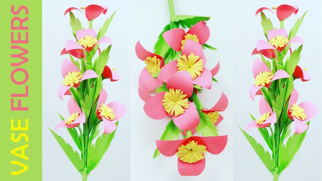 Beautiful Flowers for Vase | How to Make Gift Flower | Easy Flowers ...