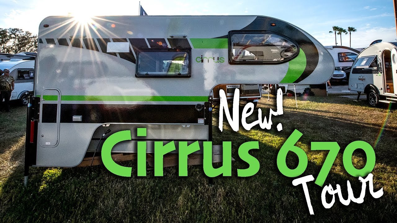 Cirrus 670/720 Tour! The new light-weight short bed truck camper! - YouTube