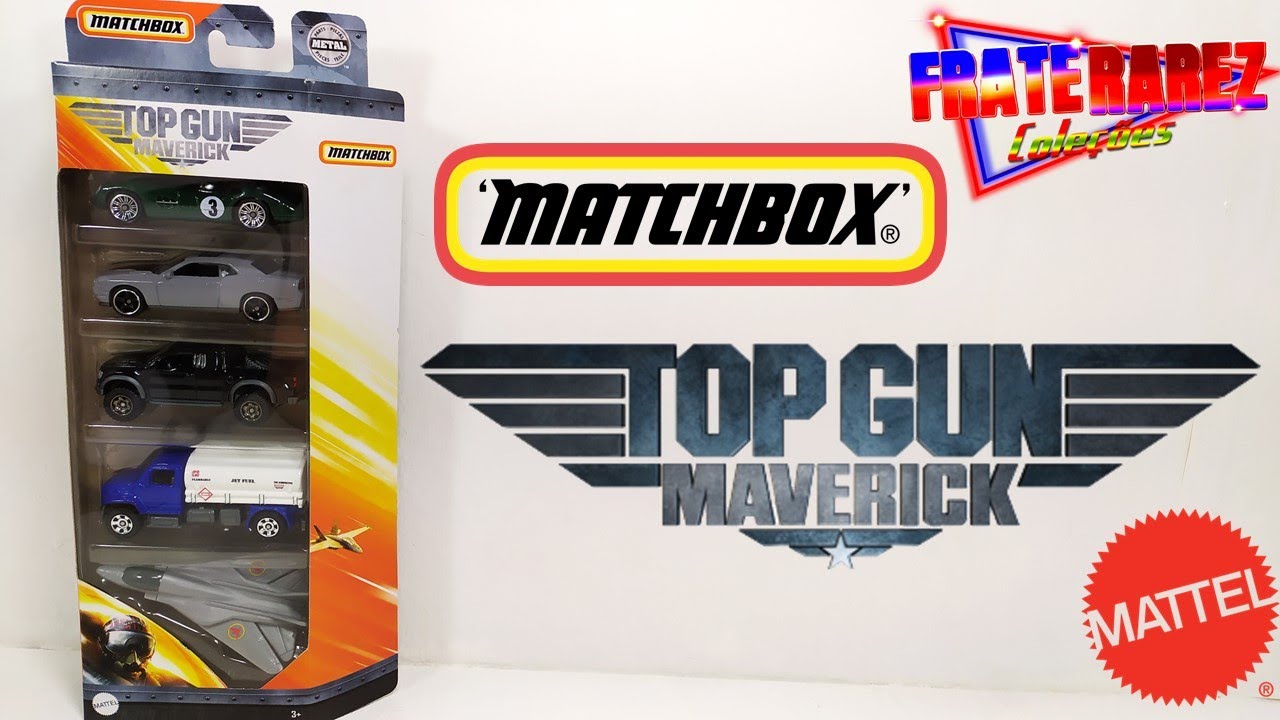 MATCHBOX TOP GUN 5 PACK FRATERAREZ COLEÇÕES 309 (REVISÃO EM PORTUGUÊS ...