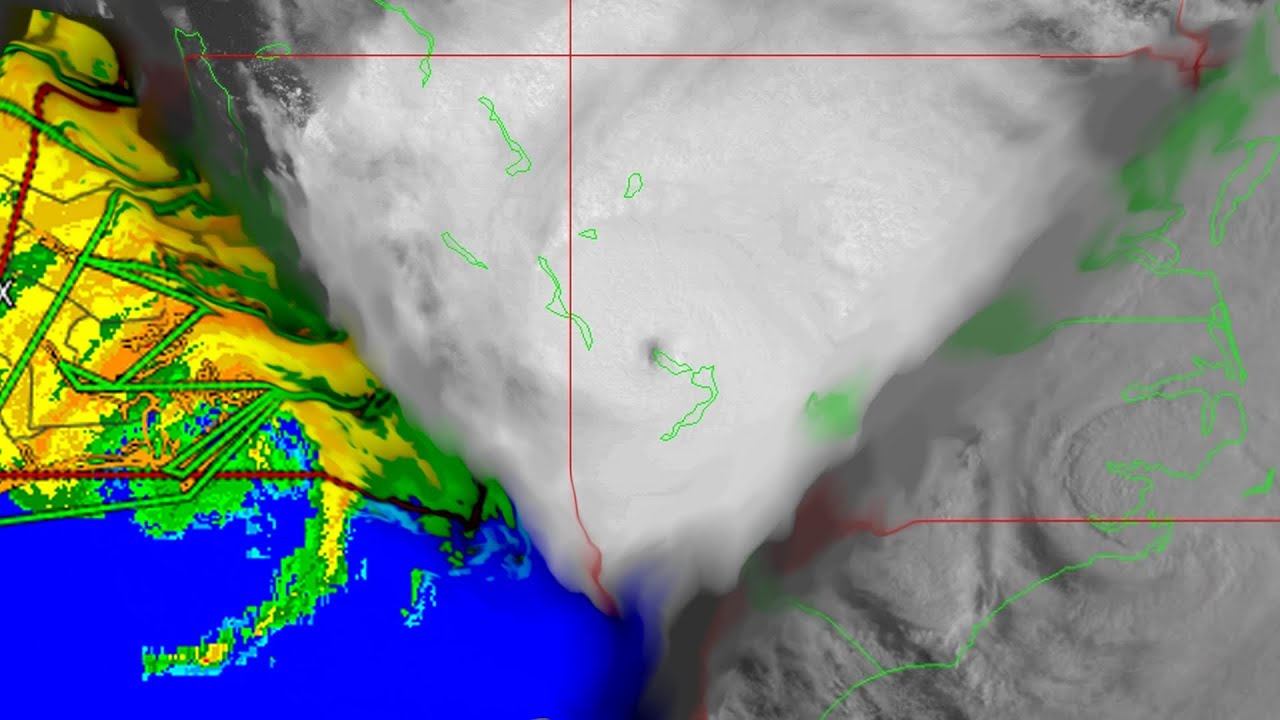 Hurricane Irene (2011) Radar and Satellite Loop - YouTube