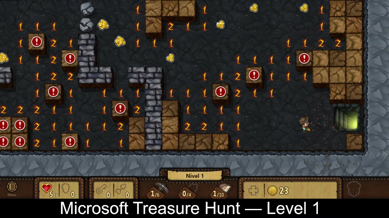 Microsoft Treasure Hunt — Level 1 - YouTube